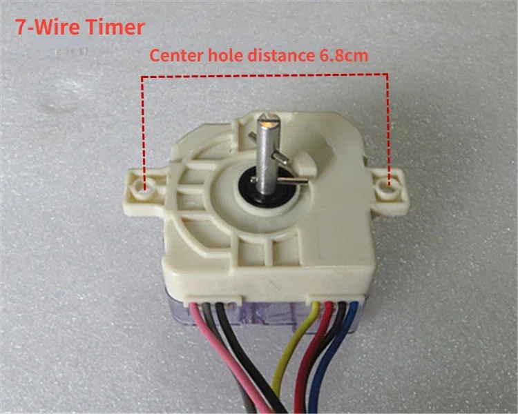 1PCS-Semi-automatic-double-bar-washing-machine-wash-timer-7-wire-timer ...