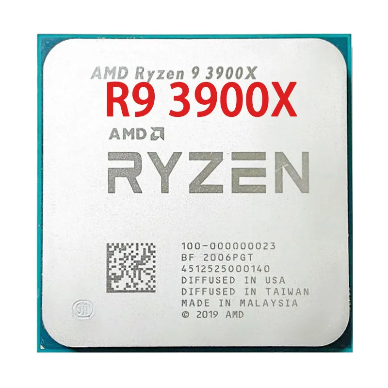 Amd Ryzen 3900x R9 3900x Ghz Twelve-core 24-thread Cpu Processor 7nm L3 ...