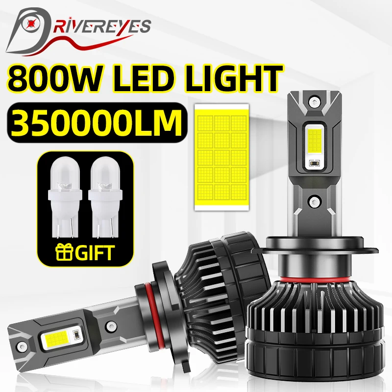 K5C-H7-LED-Headlight-350000LM-30PCS-9054-CSP-Led-H4-Canbus-H3-H11-H8-H1 ...