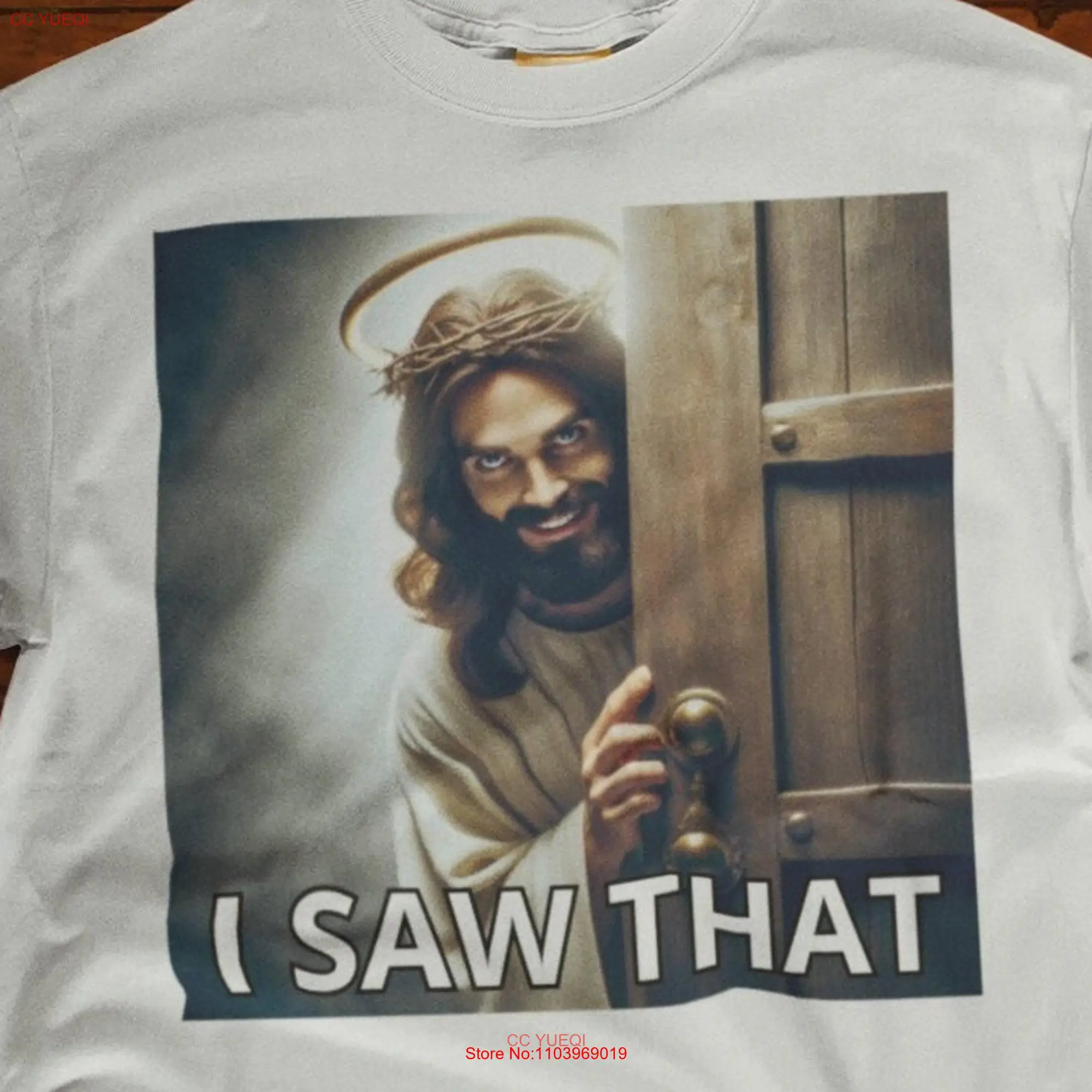 I-Saw-That-Jesus-Meme-T-Shirt-He-Has-Is-Risen-Oddly-Specific-Unhinged ...
