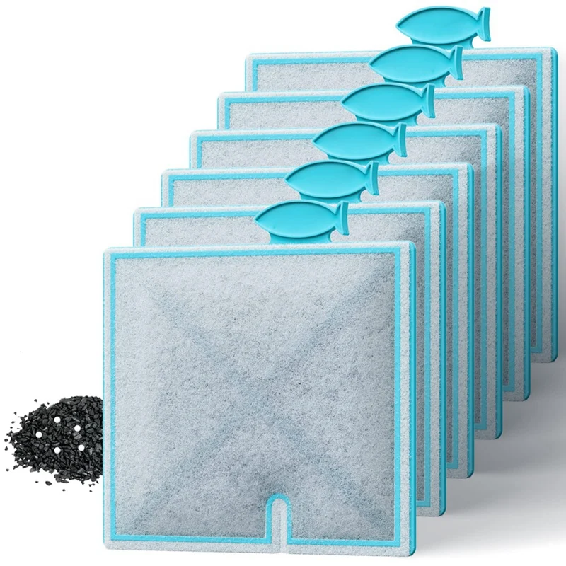 6Pcs-Suitable-For-Aqueon-Fish-Tank-Aquarium-Filter-Replacement ...
