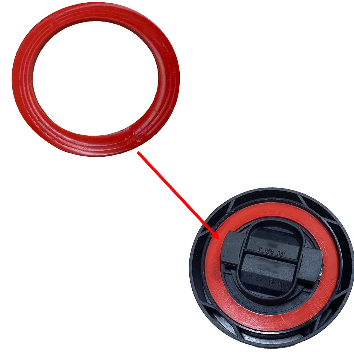 New Oil Filler Cap Sealing Gasket Engine N46 N53 N54 N26 For Bmw 3 ...