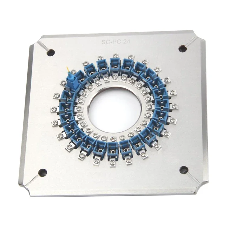 SC Polishing Fixture 24 Port SC/UPC Fiber Opic Connector Polish Jig For ...