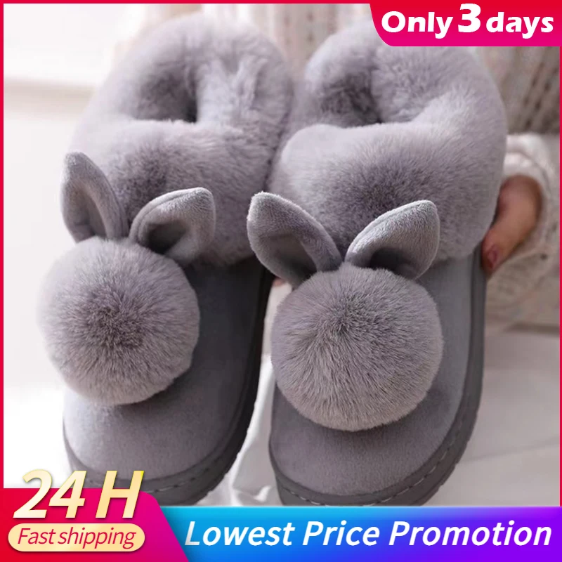 Fluffy-Furry-Slippers-Women-Winter-Warm-Slipper-Female-Indoor-Plush ...