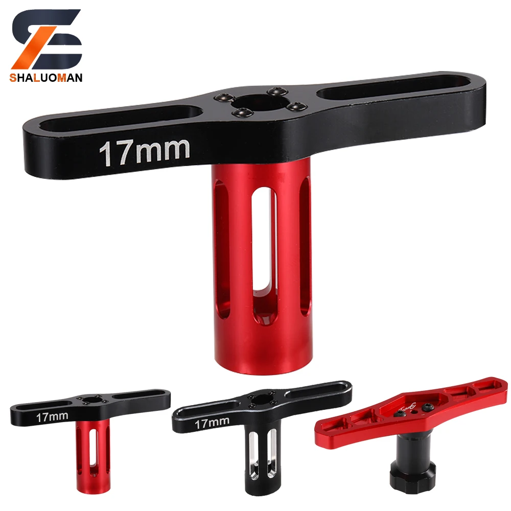Shaluoman 17mm Wheel Hex Nuts Sleeve Metal Tool Rc Model Car Tyre Dismantling Tools for 1/8 RC ...