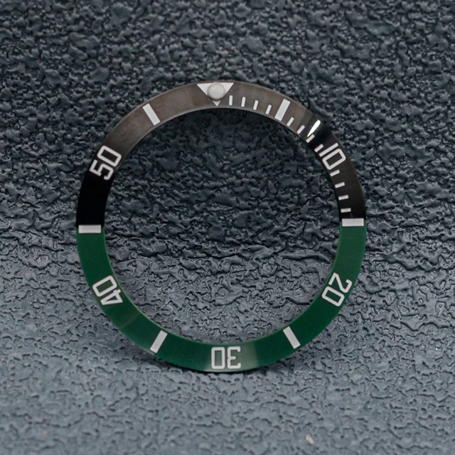 Mod 38mm Sloped Ceramic Bezel Insert Ring for Seiko SKX007 SKX009 ...
