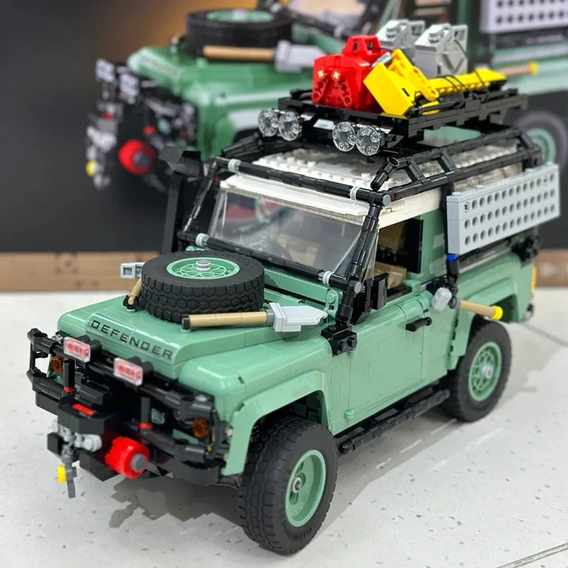 Off-Road-Defender-90-Vehicle-Model-Building-Blocks-Bricks-Brinquedos-para-Crian-as-Land-Rover ...