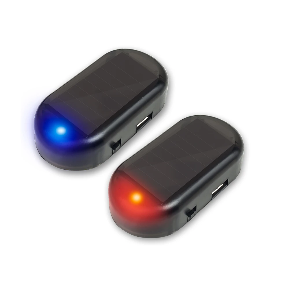 Car-Fake-Security-Light-Solar-Powered-Simulated-Dummy-Alarm-Wireless ...