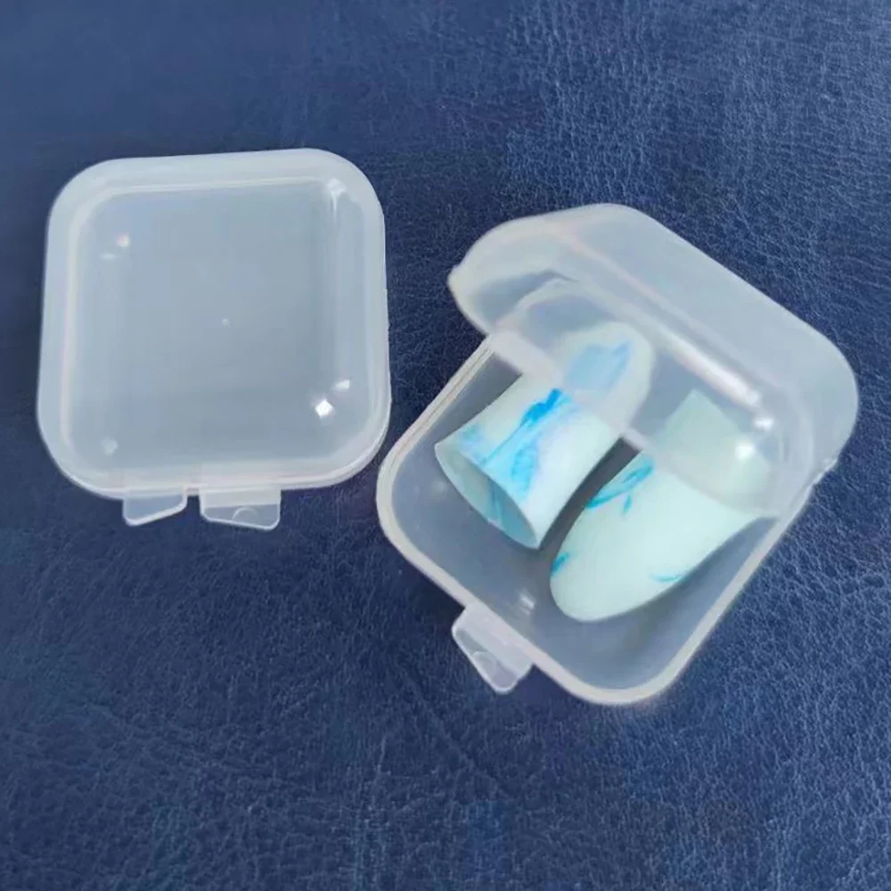 Tramsparent-Ear-Plug-Storage-Box-Plastic-Anti-Noise-Proof-Earplug ...