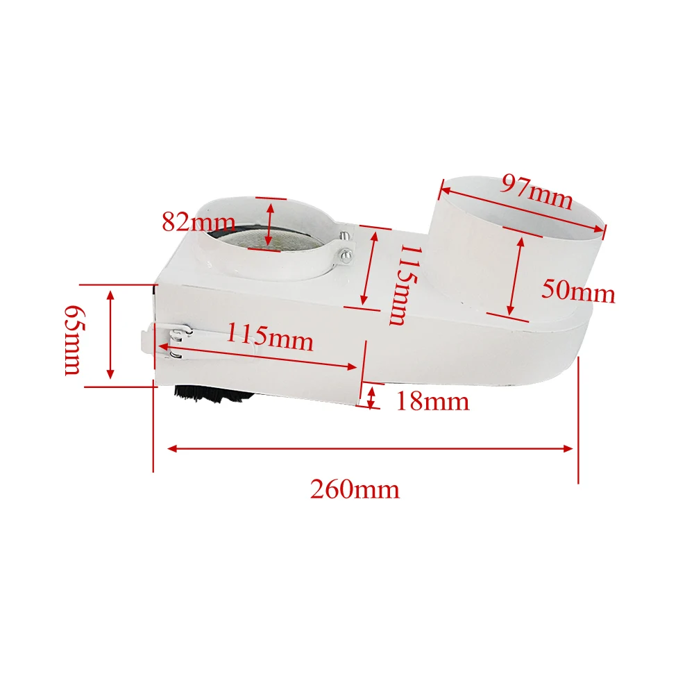 Woodworking CNC router suction hood Spindle Motor dust cover engraving ...