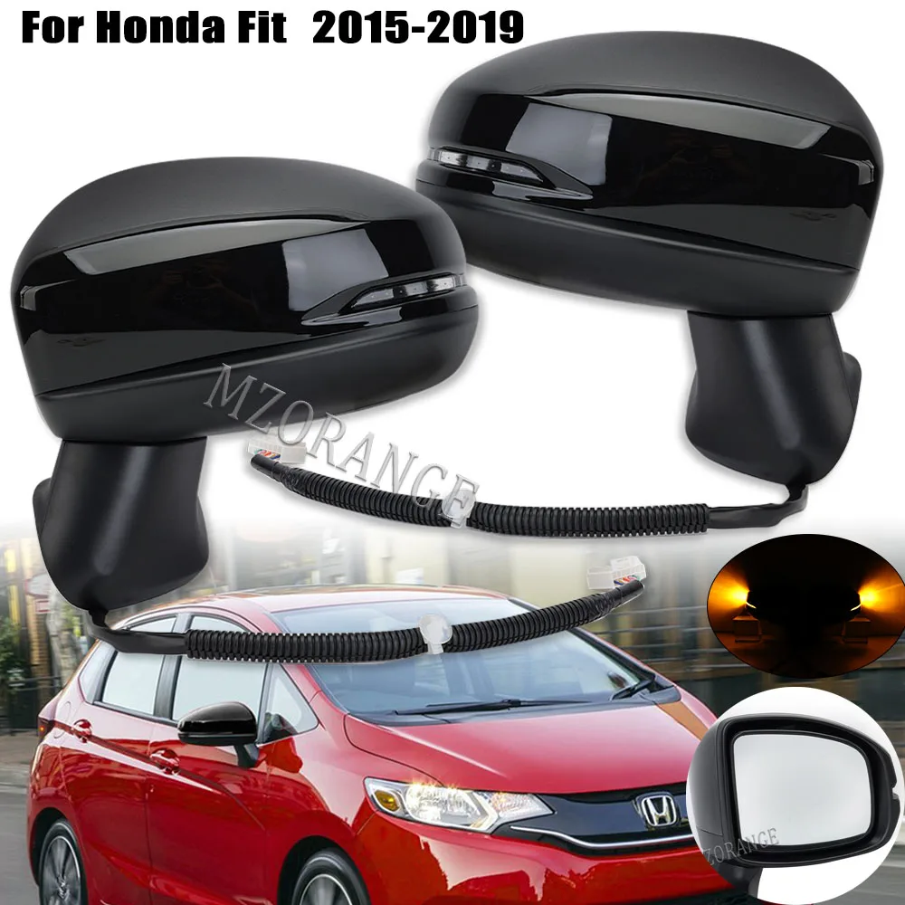 Side-Mirror-For-HONDA-FIT-JAZZ-2015-2016-2017-2019-MK4-gf-gk-Car-Door ...
