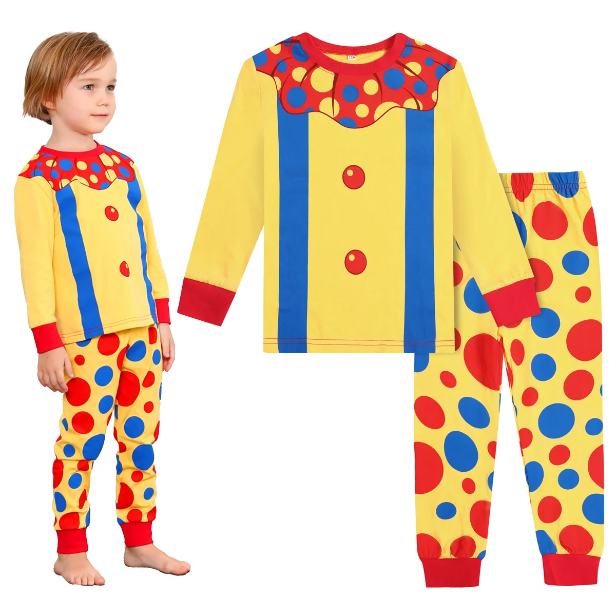 Halloween-Pyjamas-Kids-Clown-Pajamas-Set-Children-Cosplay-Pijama ...