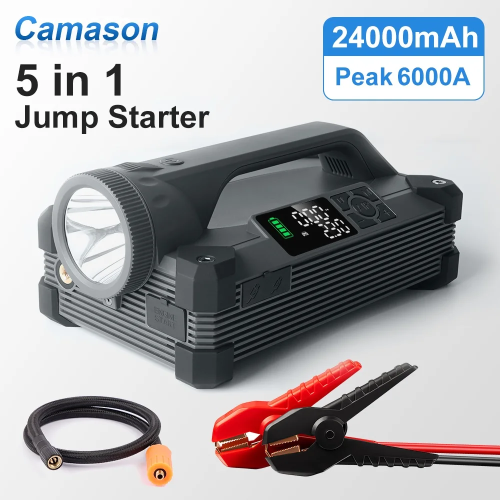 Camason-Car-Jump-Starter-with-air-pump-Portable-Compressor-Flashlight ...
