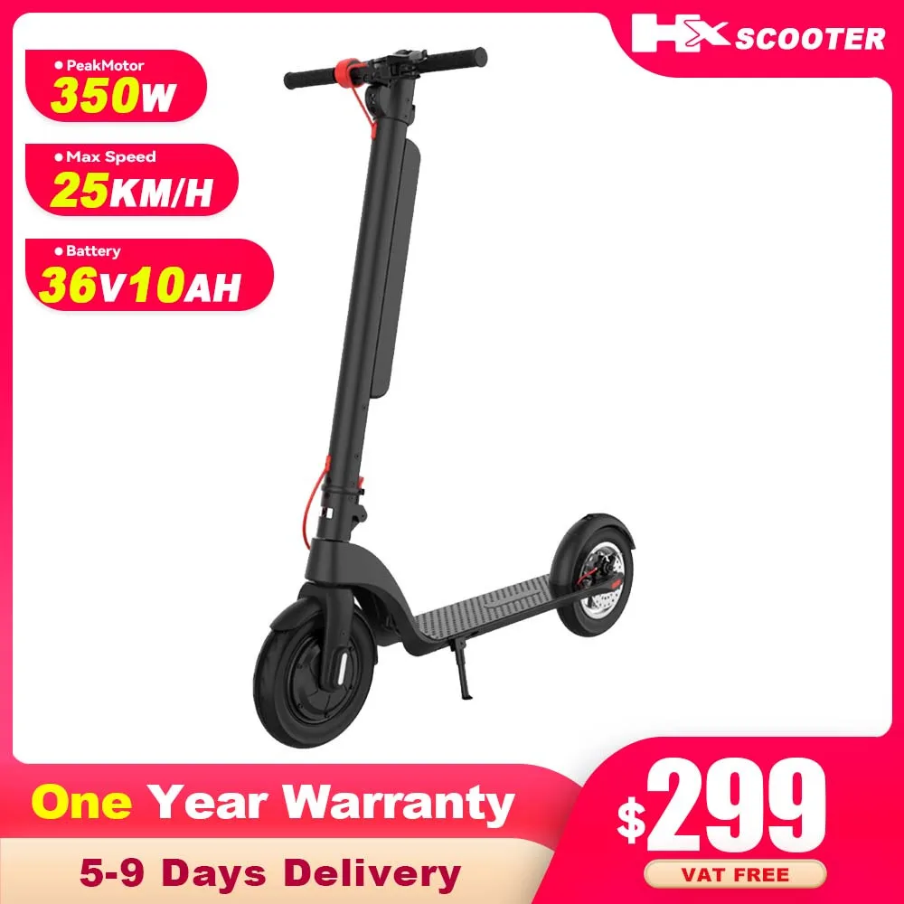 HX-X8-10AH-Electric-Scooter-350W-25KM-H-Foldable-Electric-Kick-E ...
