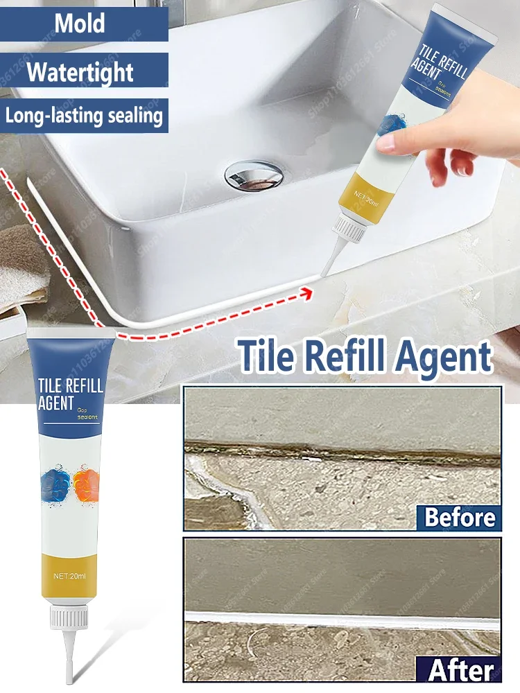 Household-Tile-Fill-Agent-Gap-Anti-Mold-Filler-White-Quick-Drying ...