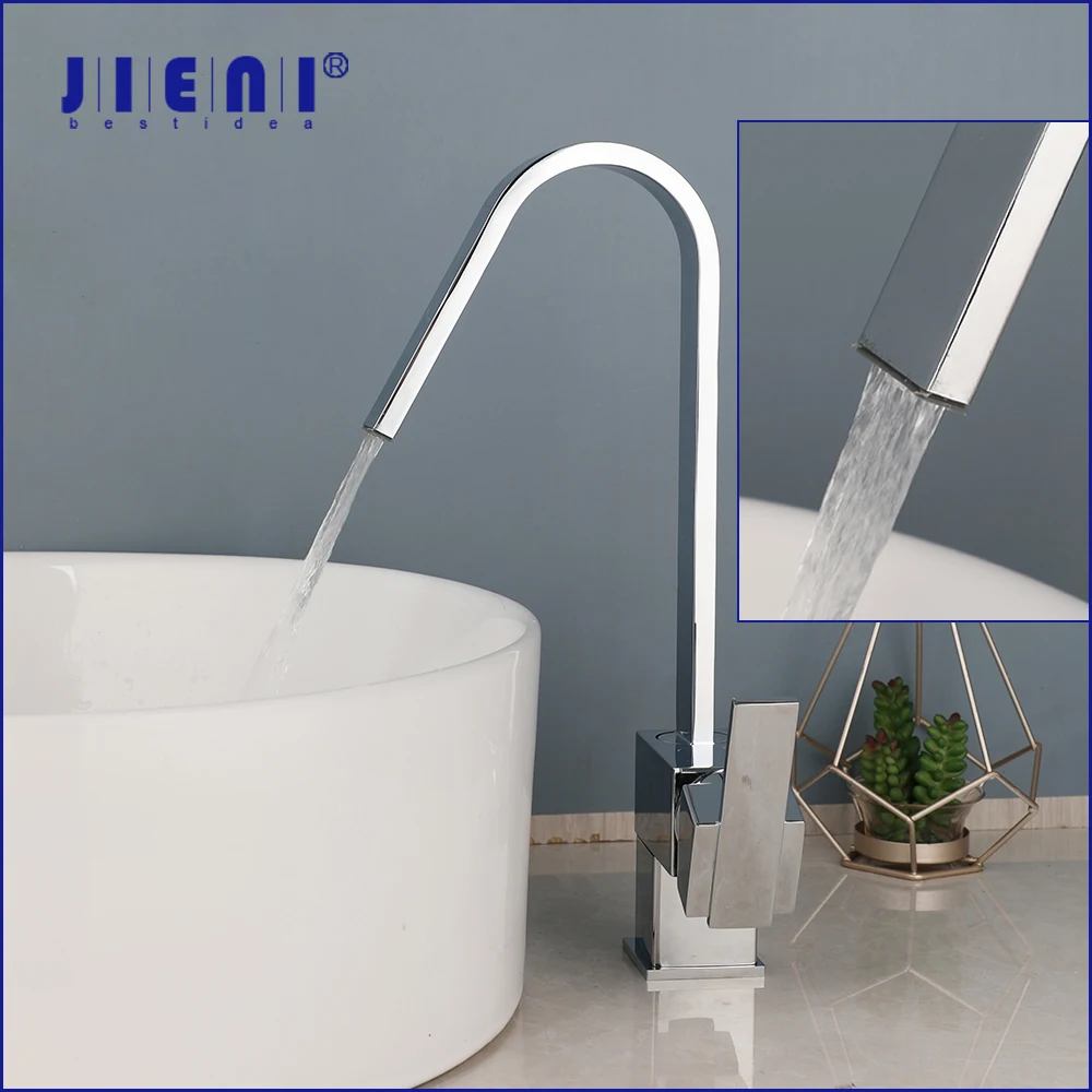 JIENI-Bathroom-Basin-Deck-Mounted-Rotating-Faucet-Waterfall-Outlet ...