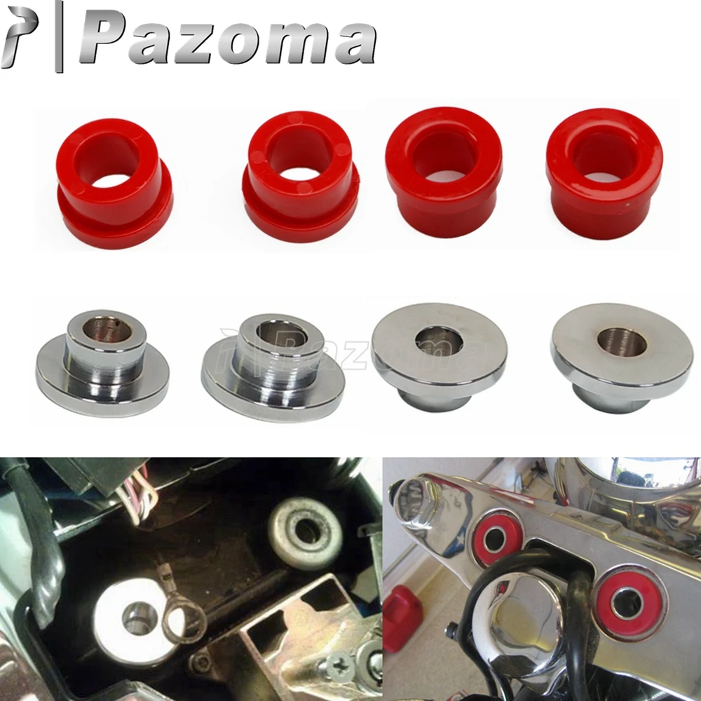 8pcs-Steel-Polyurethane-Handlebar-Risers-Vibration-Damping-Riser ...