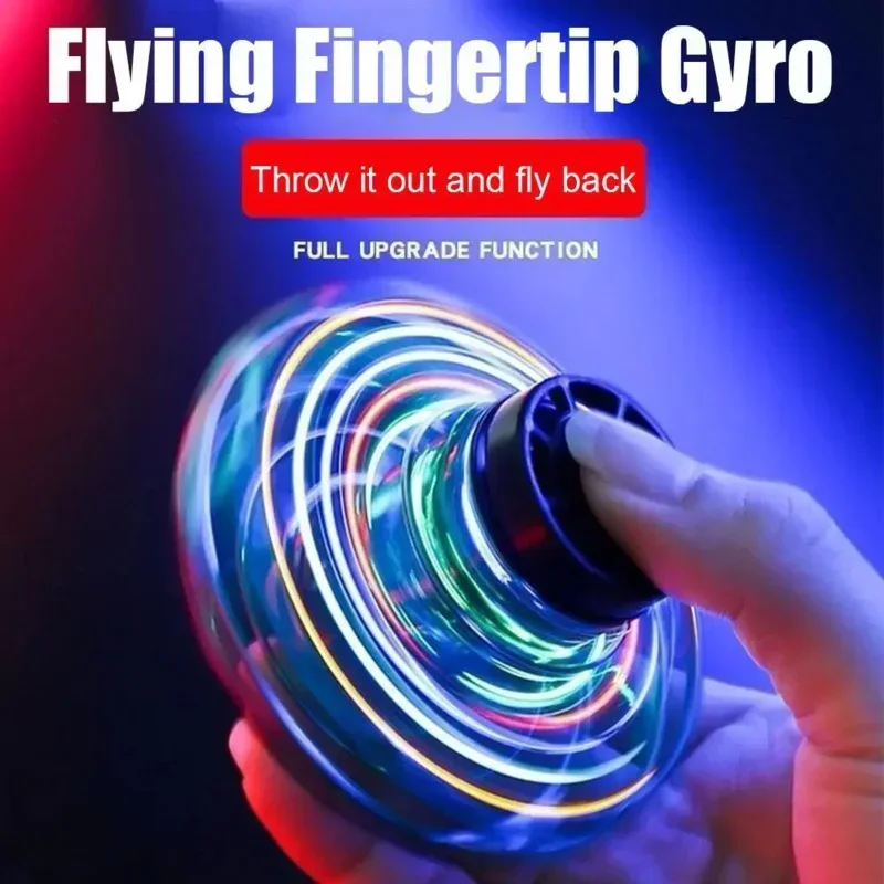 Flying-Spinner-UFO-Boomerang-Mini-Drone-Magic-Led-Light-Kids-Children ...