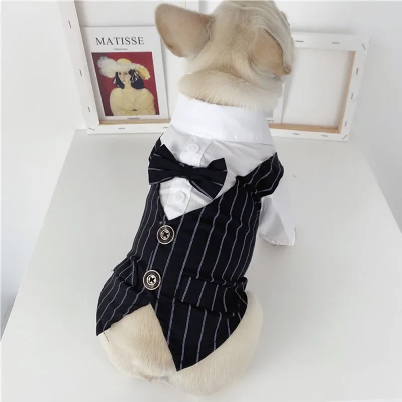 Dog-Gentleman-Wedding-Suit-Clothes-Formal-Shirt-Pet-Outfit-Halloween ...
