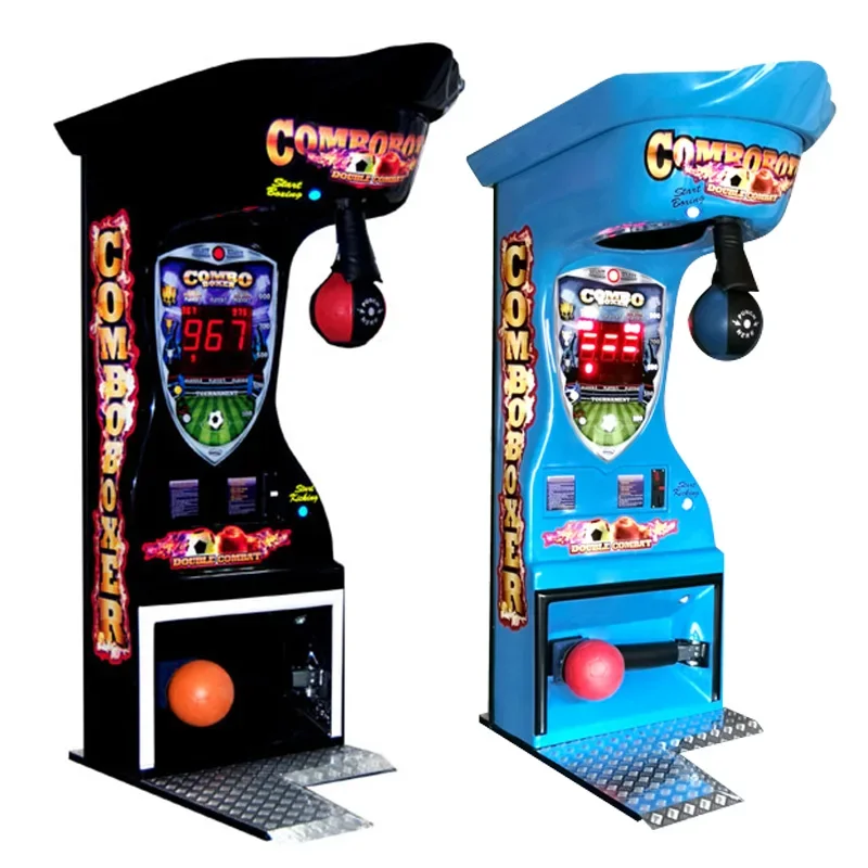 Punching-Kicking-Boxing-Force-Tester-Coin-Release-Entertainment-Game ...