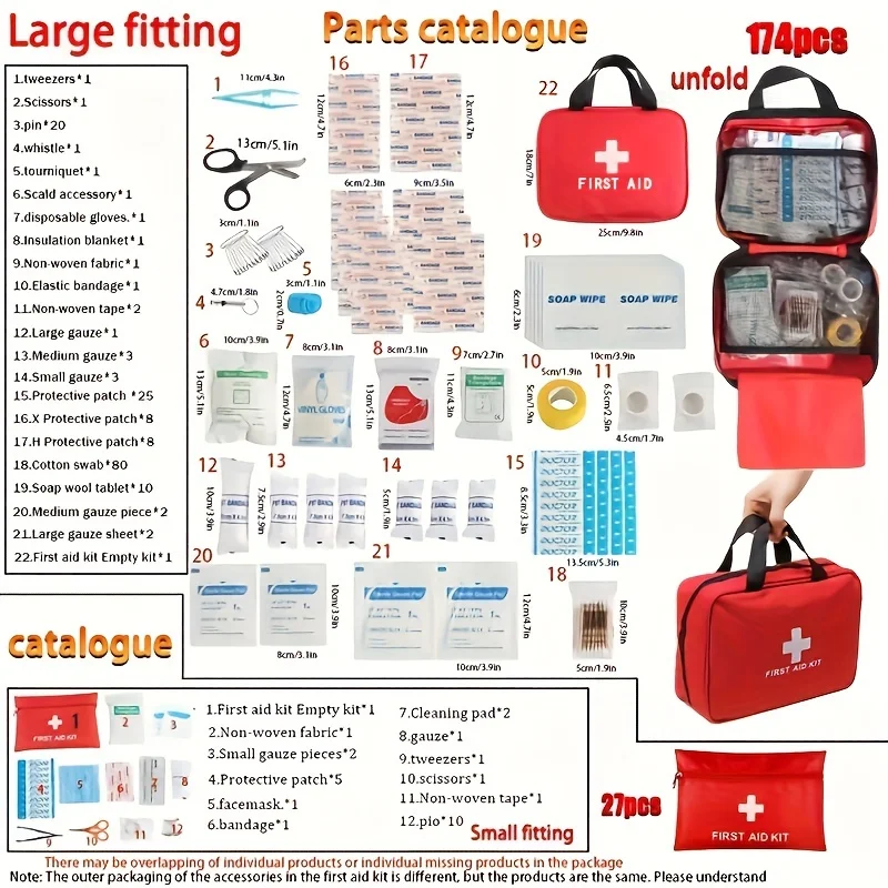 245PCS-Deluxe-First-Aid-Kit-with-Carrying-Pouch-Outdoor-First-Aid-Kit ...