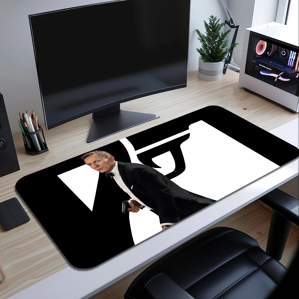 J-James B-Bond 007 For Computer Game Big Keyboard Office Large Mouse ...