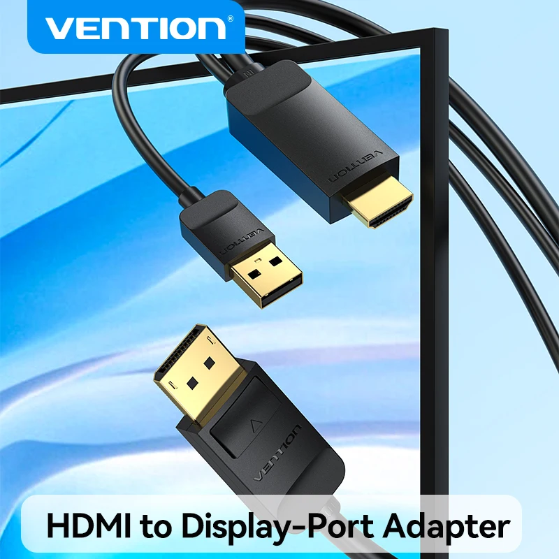 Vention-HDMI-to-Display-Port-4K-60Hz-HDMI-to-DP-Cable-for-PC-Laptop ...