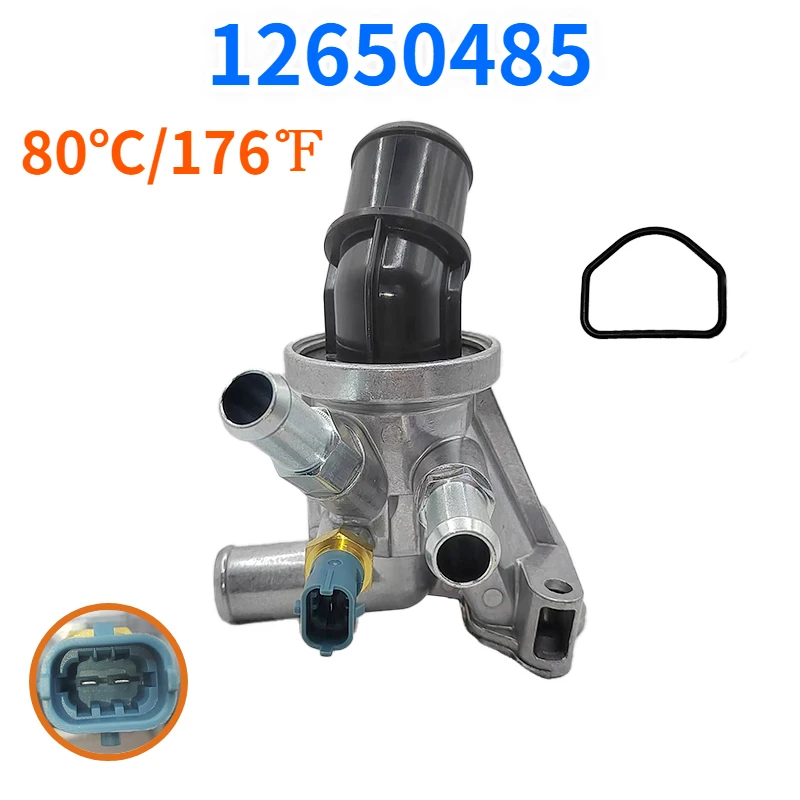 80-176-12650485-For-Chevrolet-JEEP-Engine-Cooling-Thermostat-Housing ...