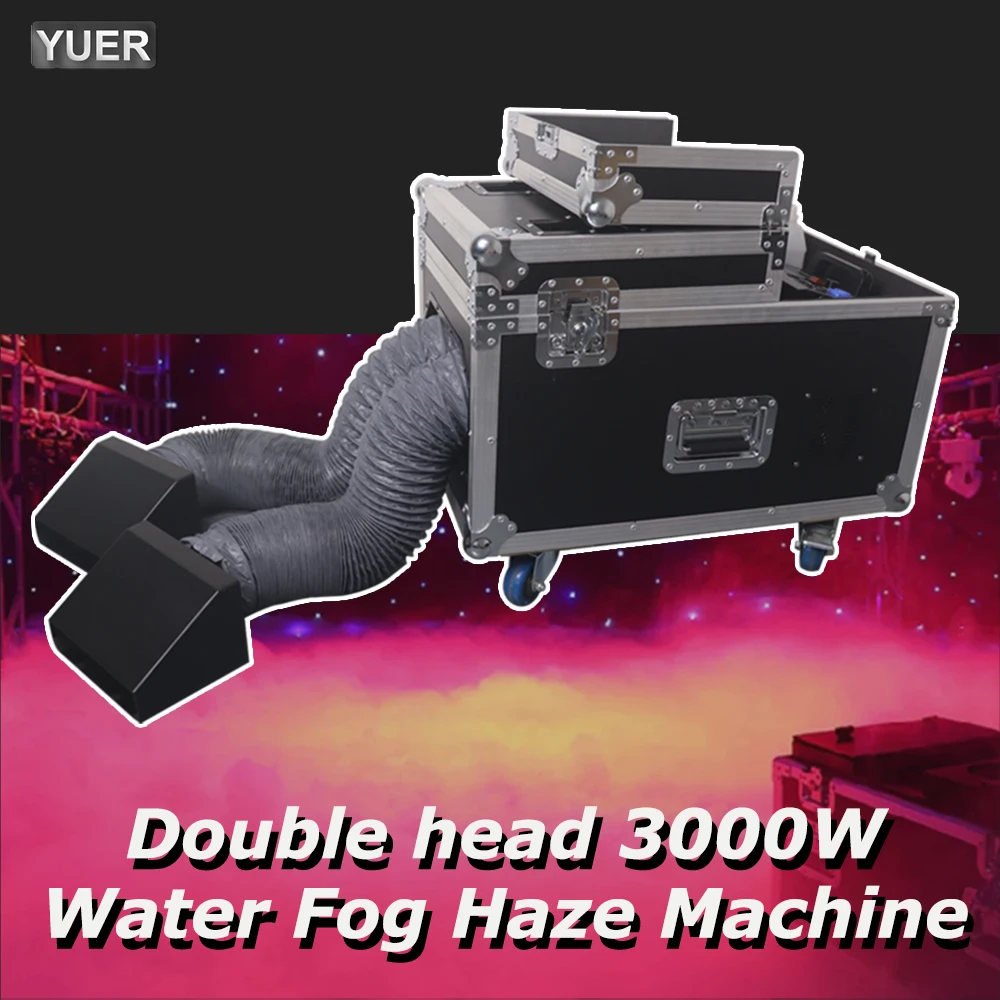 YUER-Double-Head-3000w-Water-Fog-Haze-Machine-DMX-Remote-Control-Smoke ...