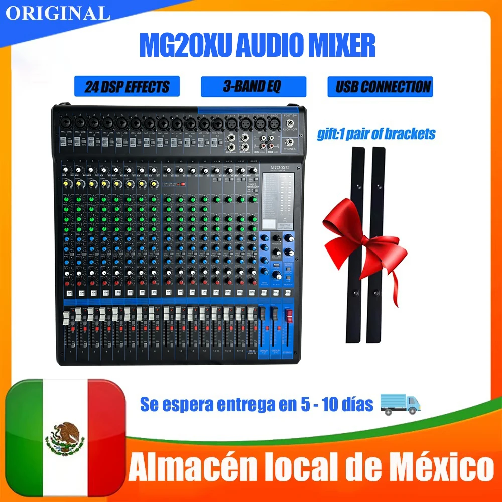 MG20XU-20-channel-Mixer-Professional-Audio-Console-dj-sound-table-48V ...