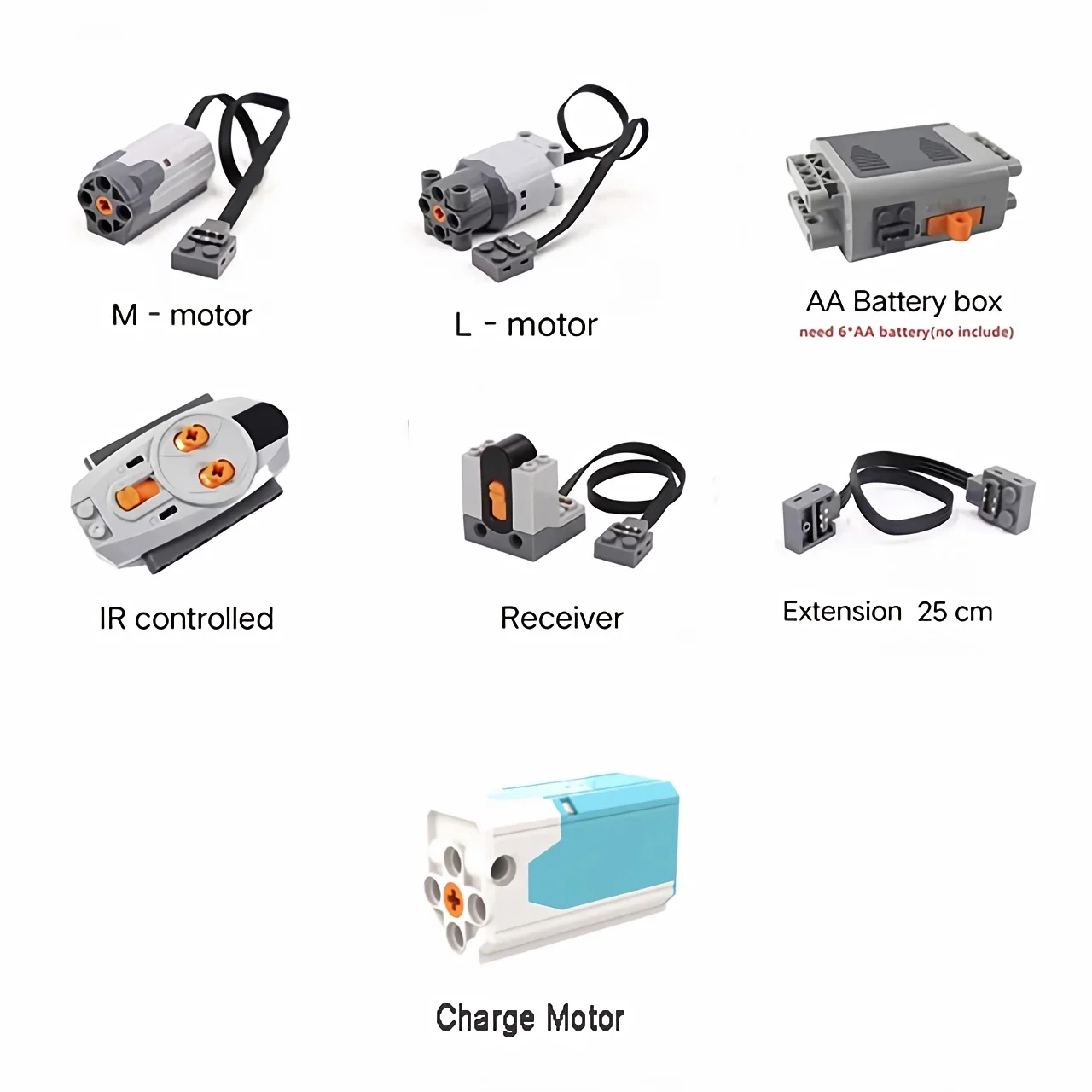 MOC-Technical-Power-Functions-M-Motor-9686-Power-group-Remote-control ...