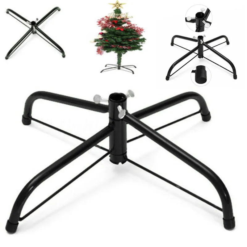 Iron-Metal-Christmas-Tree-Holder-Base-Tree-Stand-Foot-Holder-Xmas-Home ...