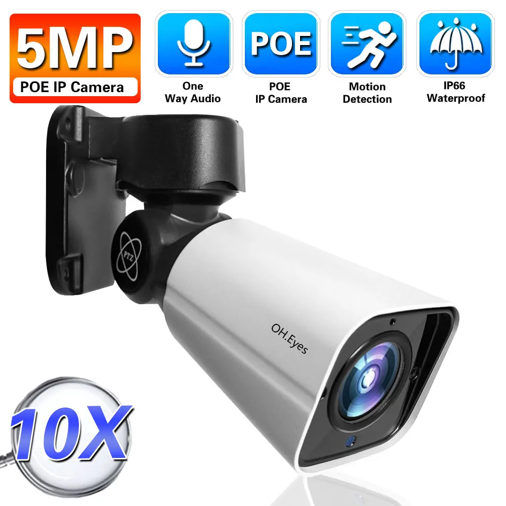 Camera 10x Optical Zoom | Bullet Outdoor Camera | Poe Ptz Optical Zoom ...