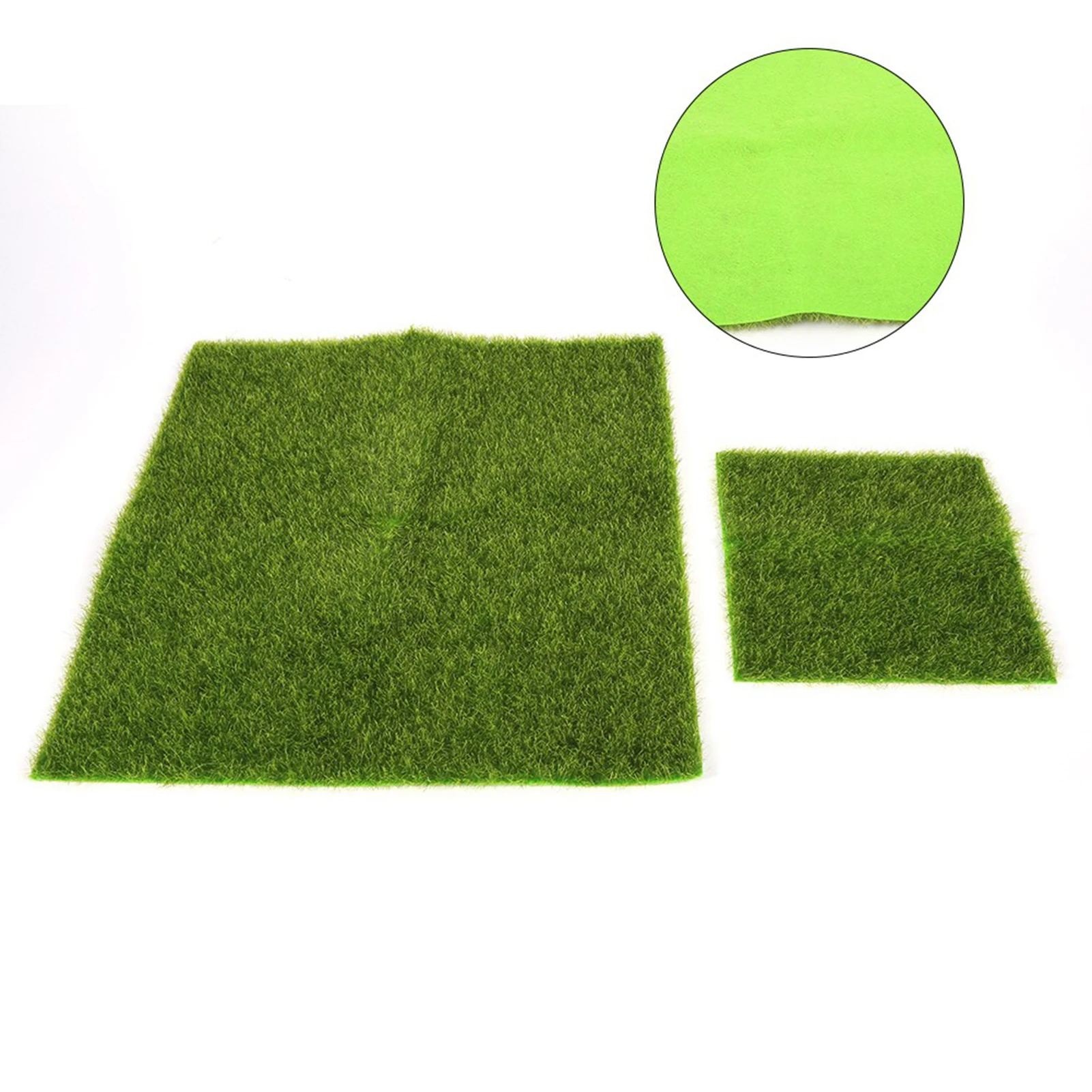2 Sizes Synthetic Artificial Grass Mat Turf Lawn Garden Landscape ...