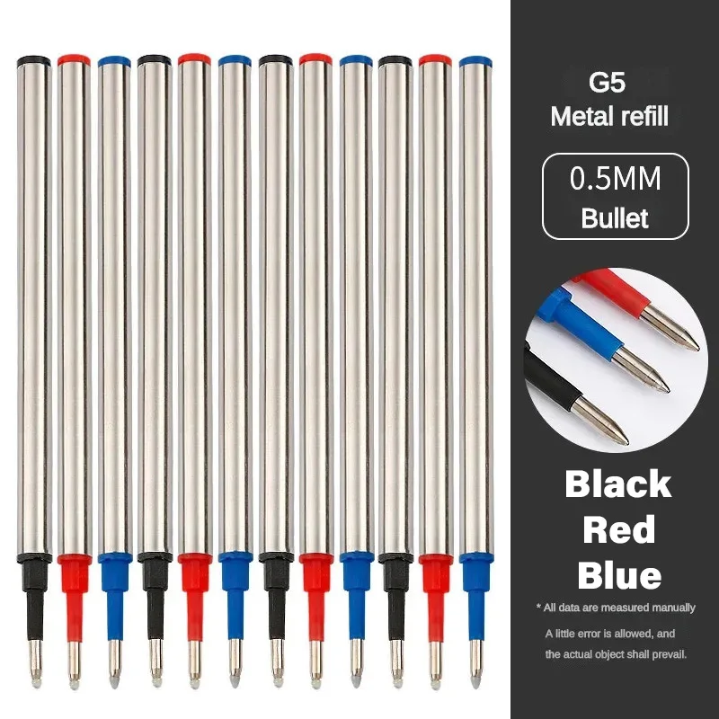 3/20Pcs Ballpoint Pen Refill For Parker Pens L:11cm G5 Metal Refill 3 ...