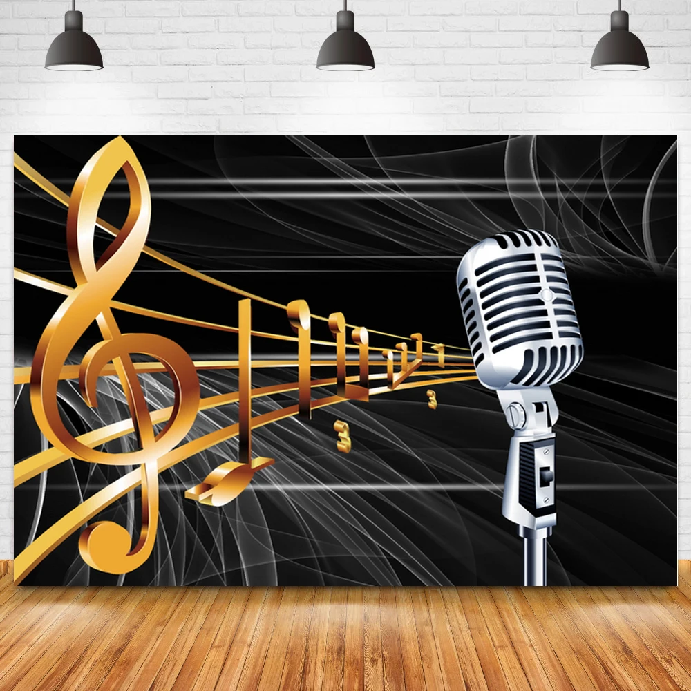 Colorful Microphone Photography