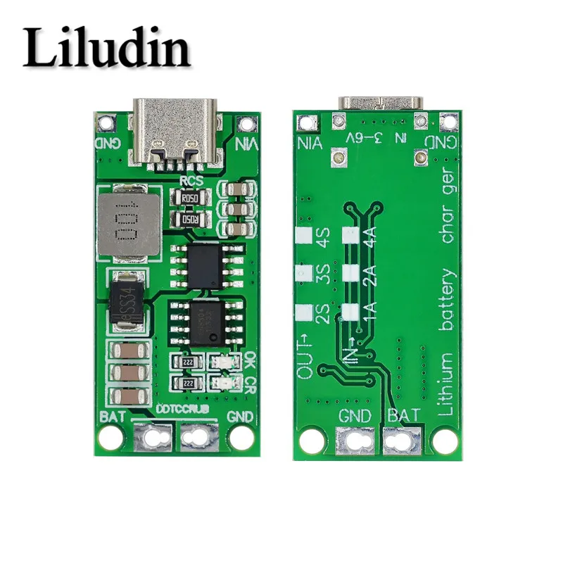 Multi-Cell 2S 3S 4S Type-C To 8.4V 12.6V 16.8V Step-Up Boost LiPo ...