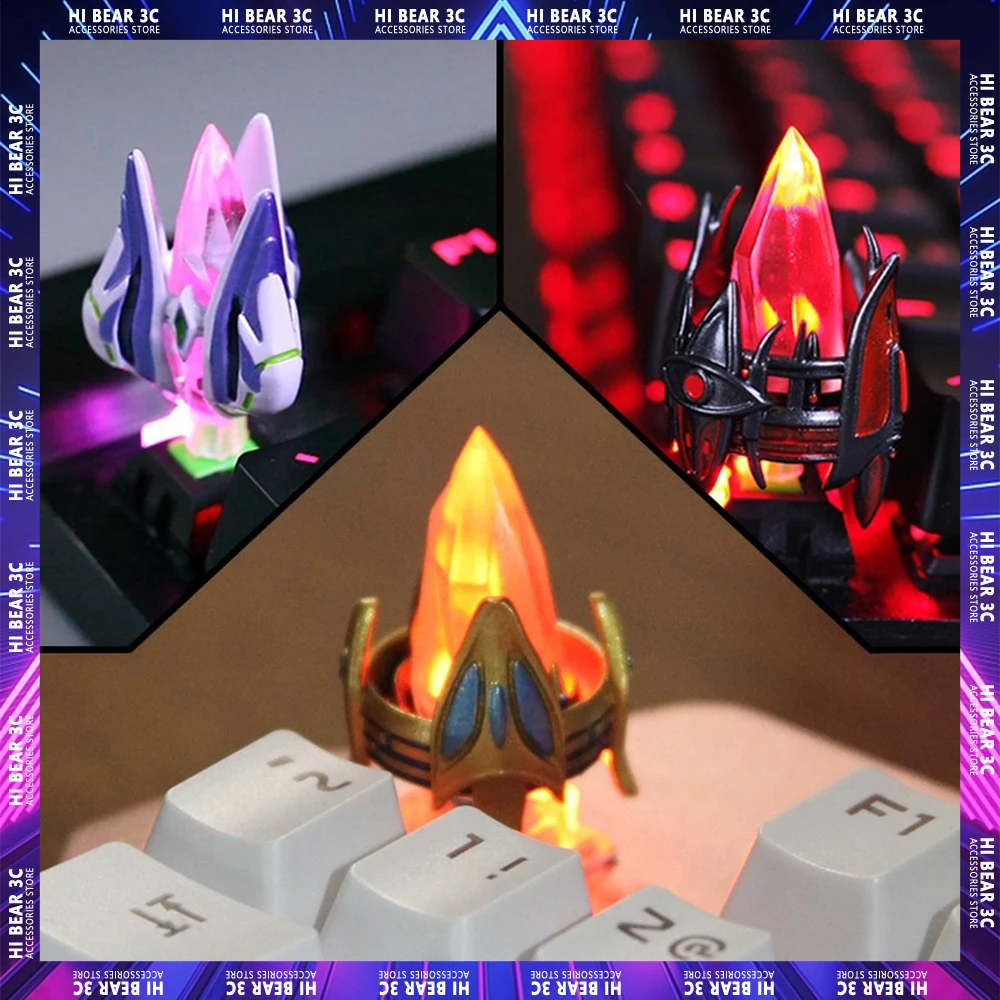 Starcraft-Pylon-Keycaps-Light-Transmission-Customize-Keycap-Three ...