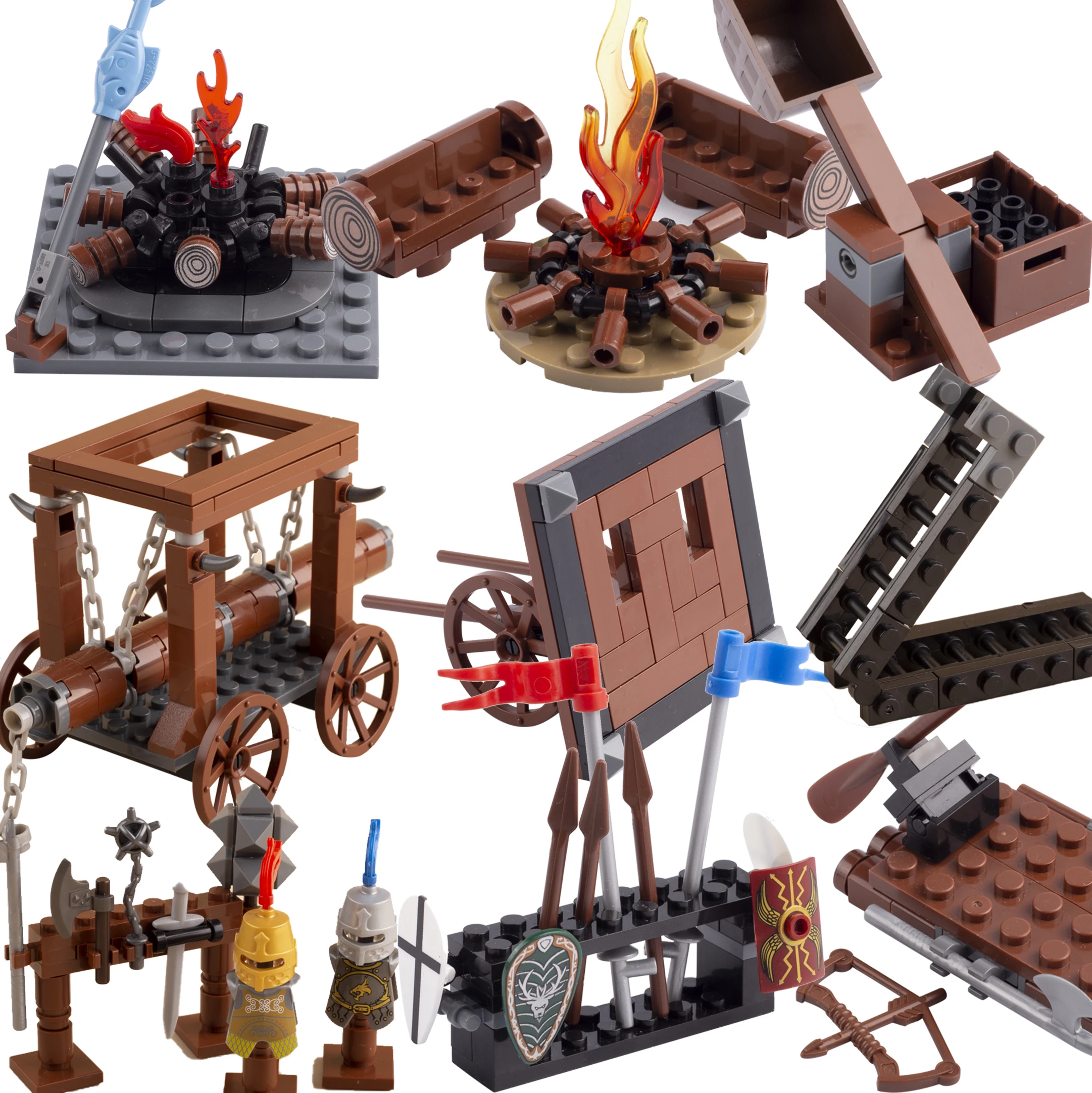 Medieval-Military-Castle-Siege-Machines-Building-Blocks-Battering-Ram ...