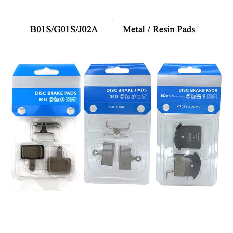 1 Pair B01S B05S G01S G03S J02A Bicycle Resin Semimetal Disc Brake Pads ...