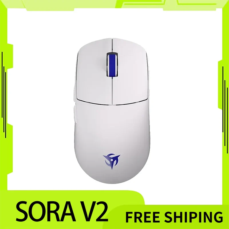 Ninjutso-Sora-V2-Wireless-Mouse-para-Homens-Modo-Dual-Leve-Paw3395 ...