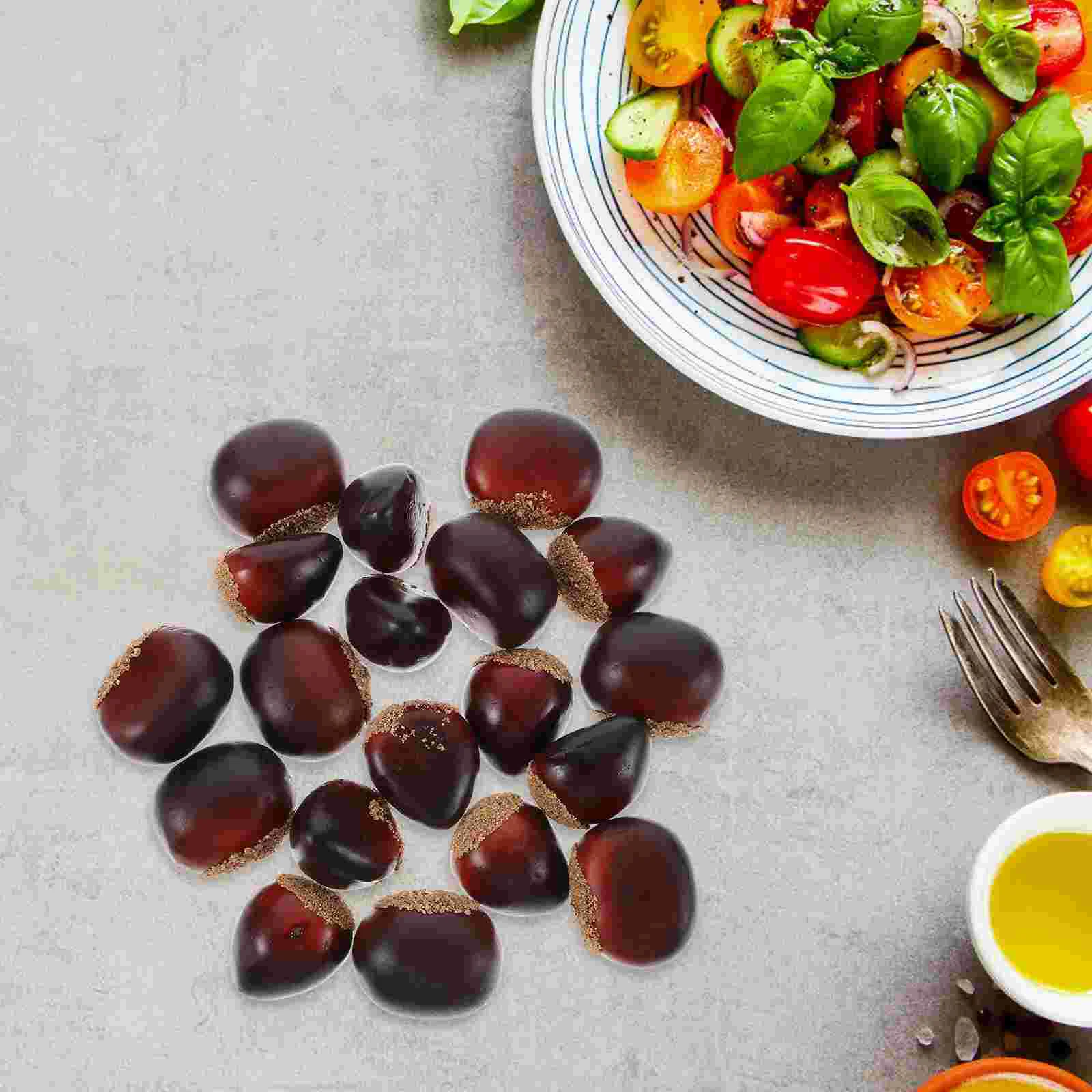 Craft-Faux-Nuts-Fake-Chestnut-Decoration-Model-Artificial-Decorations ...