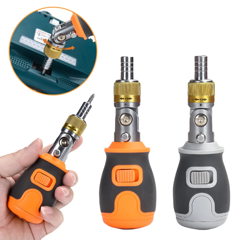 Multi-functional-Ratchet-Screwdriver-180-degree-8-in-1-Adjustable-Angle ...