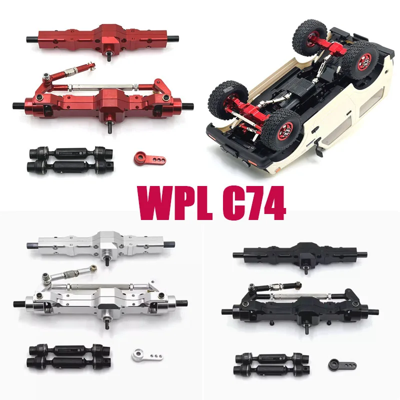 WPL-C74-1-10-RC-Car-Spare-Parts-Metal-Upgrade-Front-Rear-Axle-Drive ...