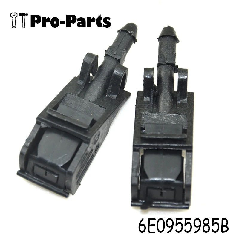 2PCS 6RD955985 6E0955985B Windshield Washer Nozzle Jet Front Left Right ...