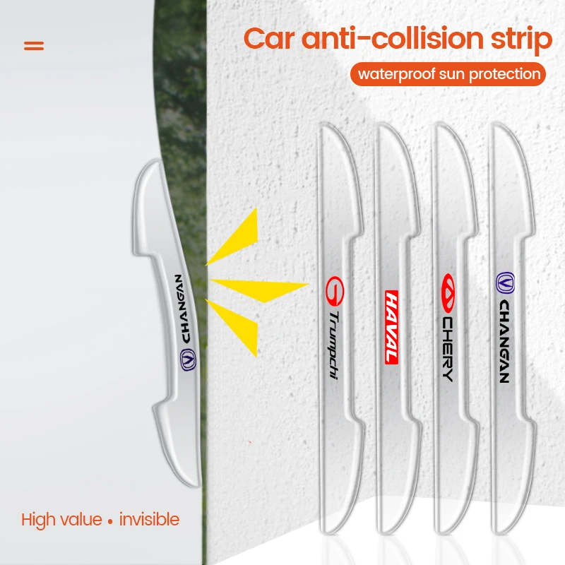 4pcs-Transparent-Car-Door-Edge-Guard-Anti-Collision-Strips-Rubber ...