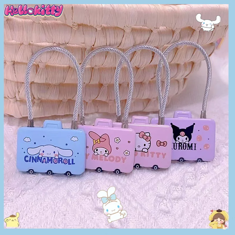 Sanrio Hello Kitty Kuromi MINI LOCK น่ารัก Cinnamoroll การ์ตูนการ์ตูนอะ ...