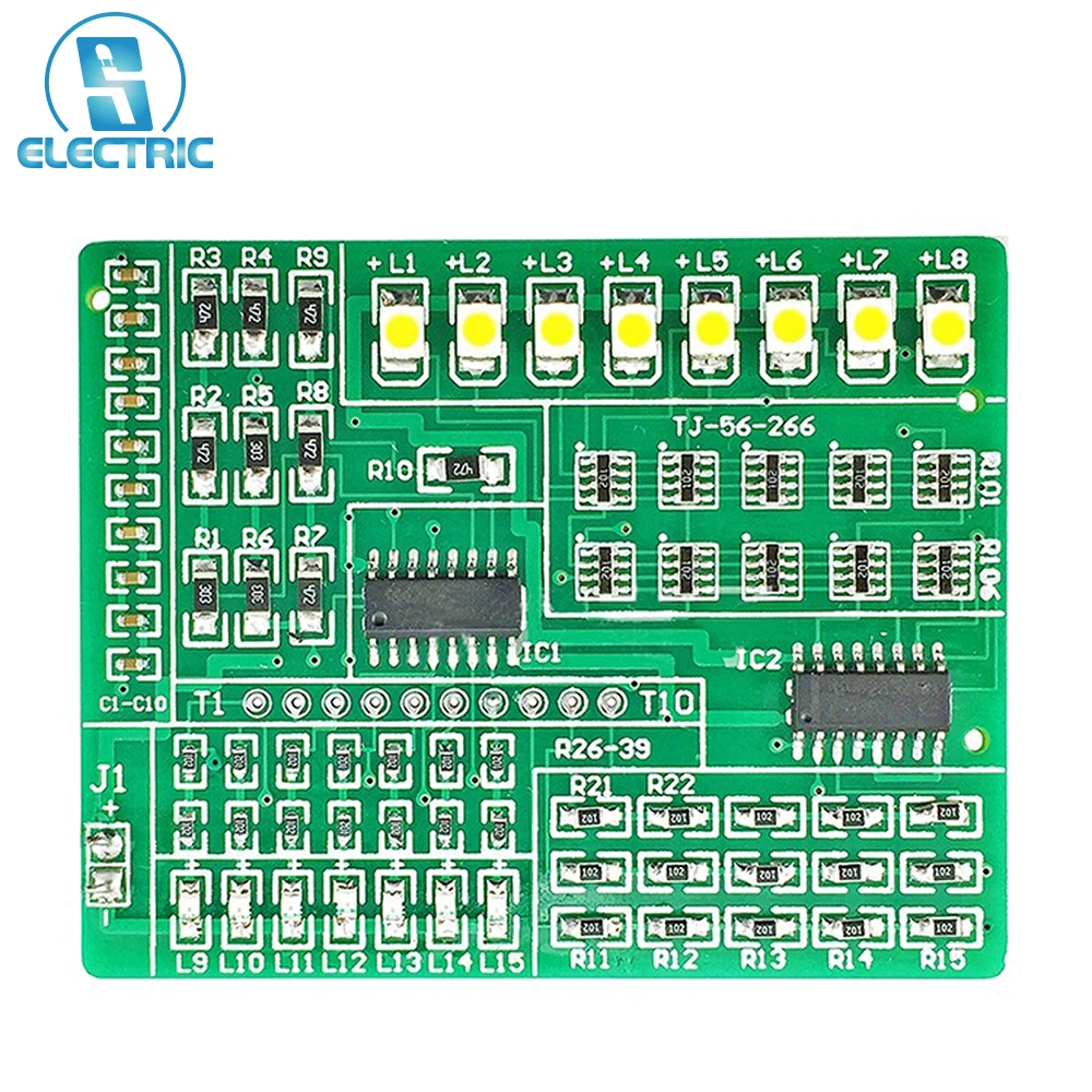 DIY Kit SMD 15Bit RGB LED Flashing Analog Circuit Electronic Soldering SMD Component Welding ...