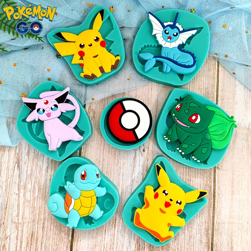 Pokemon Pikachu Cake Mold Ice Cube Mould Kitchen Biscuit Mousse ...