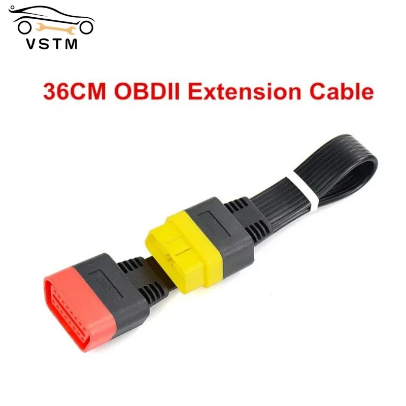 OBDII-ODB-2-Extension-Cable-36-60cm-OBD2-Connector-16Pin-For-Thinkcar ...